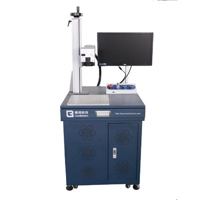 China Mini Laser Marking Machine Blue Color For Metal Hard Plastic / Name Board supplier