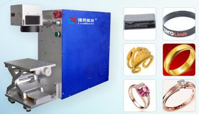 China Portable Laser Marking Machine  AC220V / 50Hz With inside and outside ring,flat products supplier