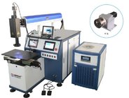 Laser Welding Systems For Keyhole 300W , Laser Cutting Cnc Machine Blue Color